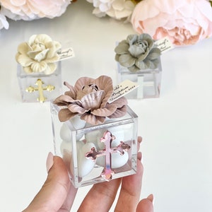 5 Pcs Baptism Favors, Christening Favors, Favors Boxes, Cross Favors ...