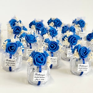 10 Pcs Royal Blue Party Favors for Guests, Personalized Wedding Favors ...
