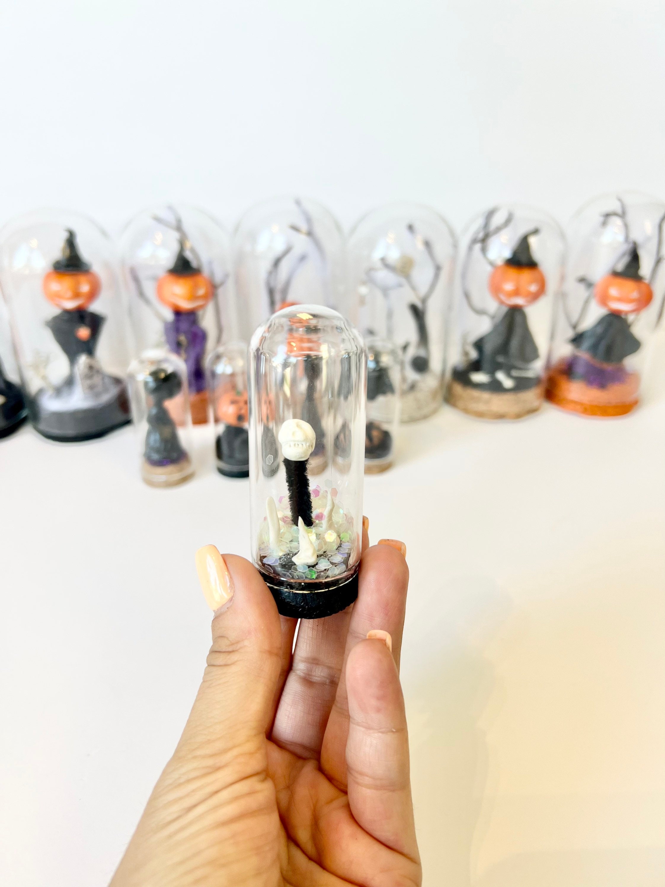 Small Halloween Table Decor, Halloween Decor, Halloween Dome Jar ...