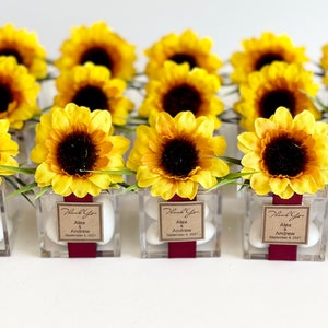 5pcs Sunflower Favors, Wedding Favors, Favors, Favors Boxes, Wedding ...