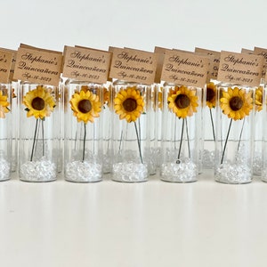 Sunflower Wedding Favors for Guests, Custom Party Favors, Personalized ...