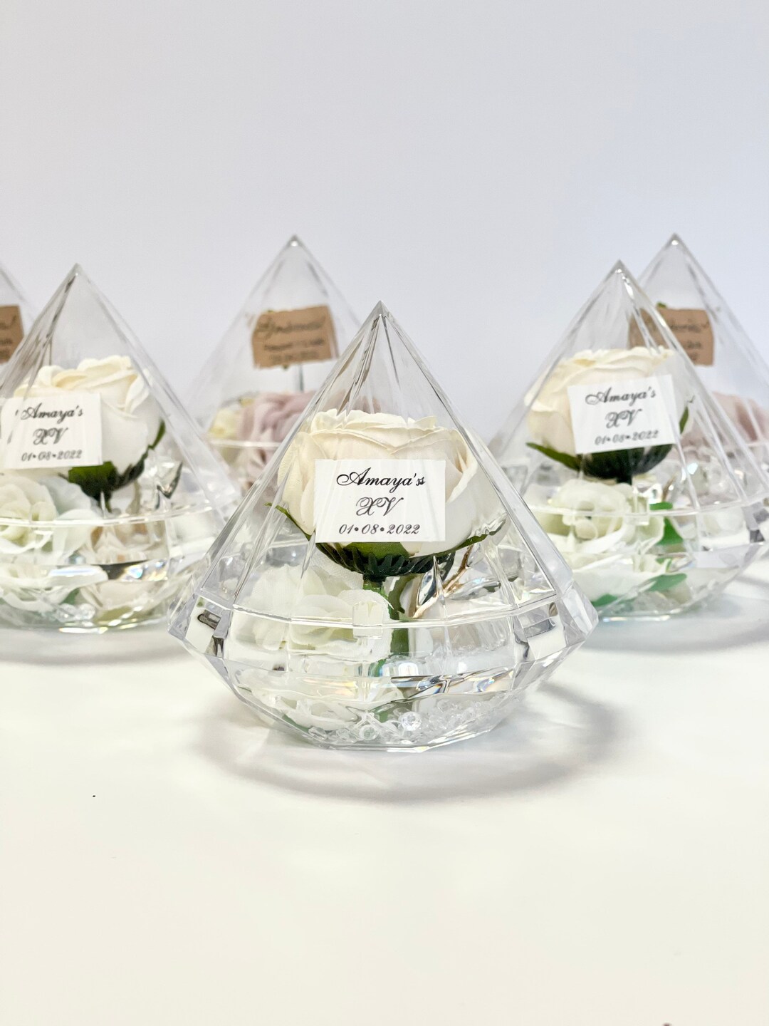5 Pcs Wedding Favors, Favors, Diamond Favors Boxes, Wedding Favors for ...