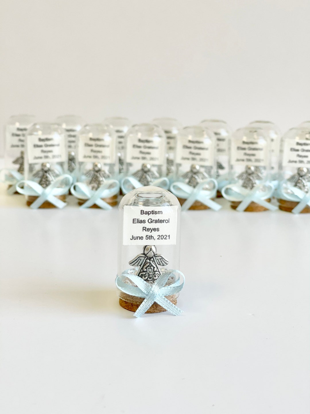 Bulk Baptism Favors for Guests, Custom Angel Favors, Personalized ...
