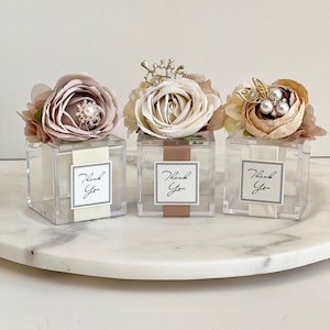 Beige Shades Wedding Favors for Guests, Luxury Favors Candy Box ...