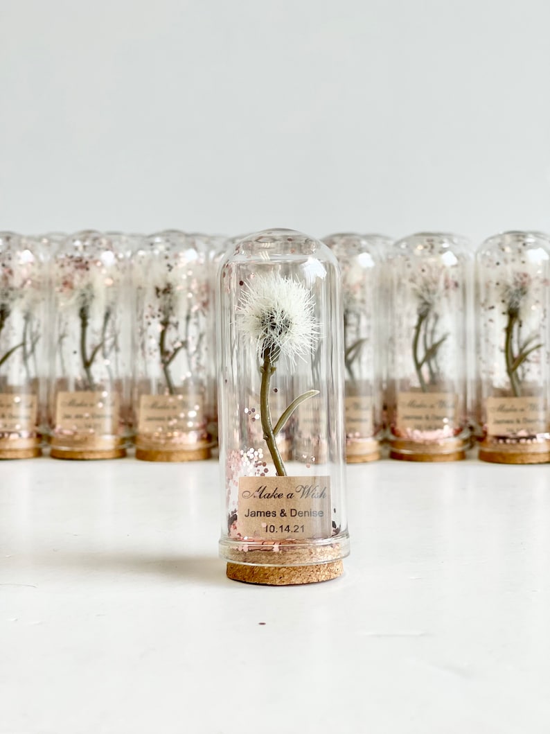 Dandelion Wedding Favors for Guests, Whish Flower Party Favors ...