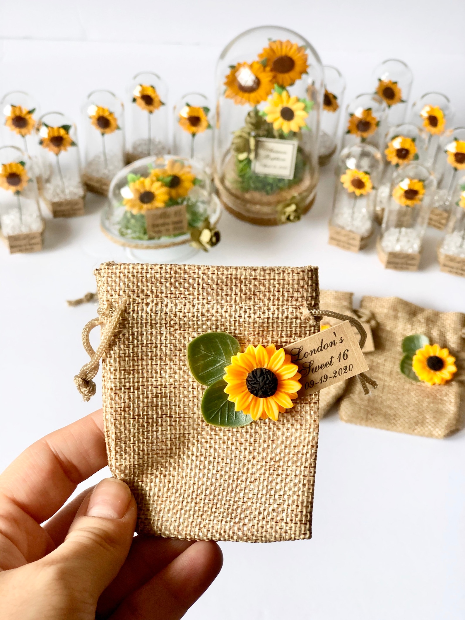 10 Pcs Sunflower Favors Wedding Favors for Guests Wedding - Etsy