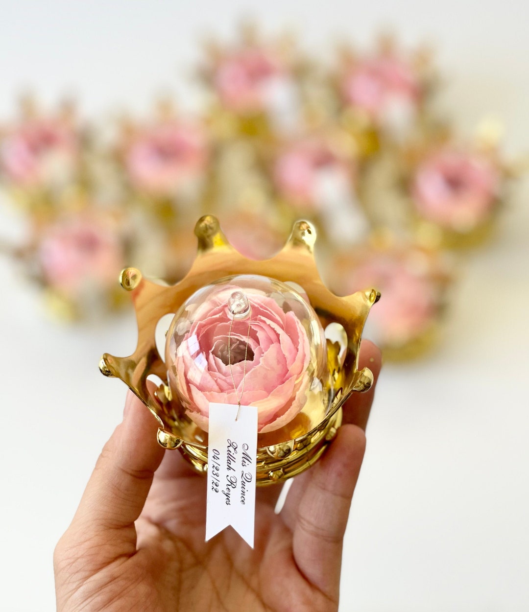 Custom Wedding Favors for Guests, Personalized Party Crown Favors ...