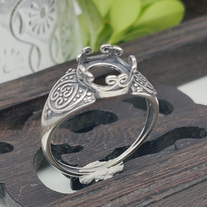 Thai Antique Silver Ring - Etsy