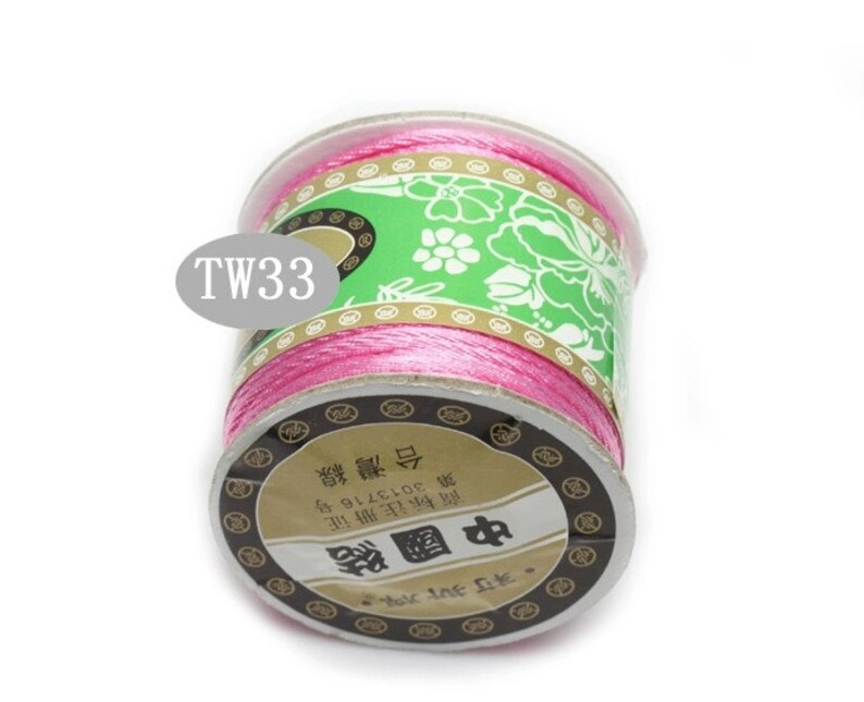 3 Rolls 1.5mm Thick Satin Cord / Silk Thread Nylon Cord for | Etsy