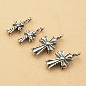 Thai Sterling Silver Cross Pendant / Dangle, 2 Sizes to Choose (P093T ...