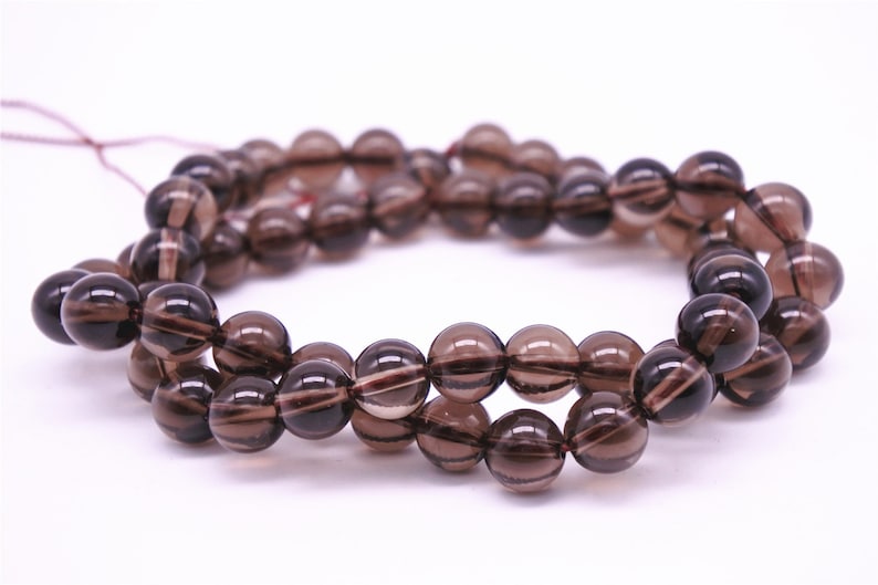 Grade A Natural Smoky Quartz Beads Smooth Round 4mm-20mm - Etsy