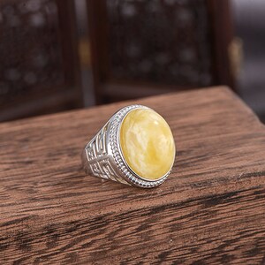 Men's Ring Blank (15x19mm Oval Blank) Adjustable Ring Setting Long ...