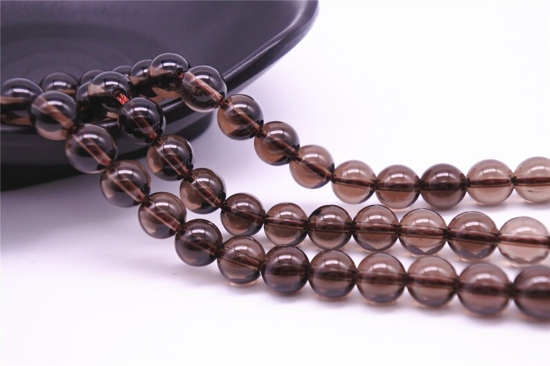 Grade A Natural Smoky Quartz Beads Smooth Round 4mm-20mm - Etsy