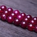 10mm Natural Rose Red Agate Beads, Smooth Round, 15.4 Inch Strand (GA36 ...