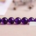Natural Grade 4A Amethyst Beads 4mm-10mm, Smooth Round, 15.4 Inch ...