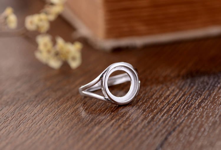 Ring Blank 11.5x11.5mm Round Blank Adjustable Ring Blank | Etsy