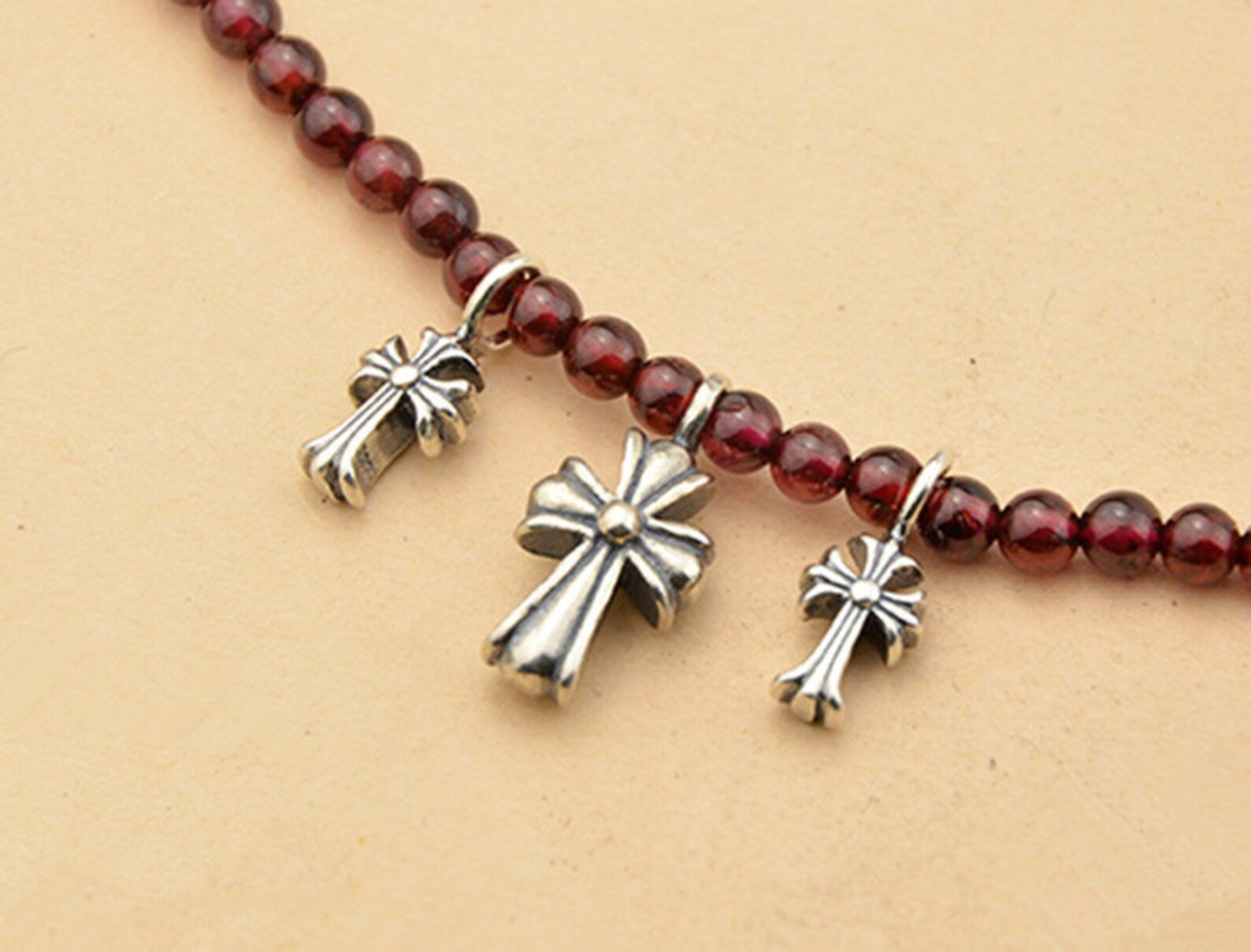 Thai Sterling Silver Cross Pendant / Dangle 2 Sizes to Choose - Etsy