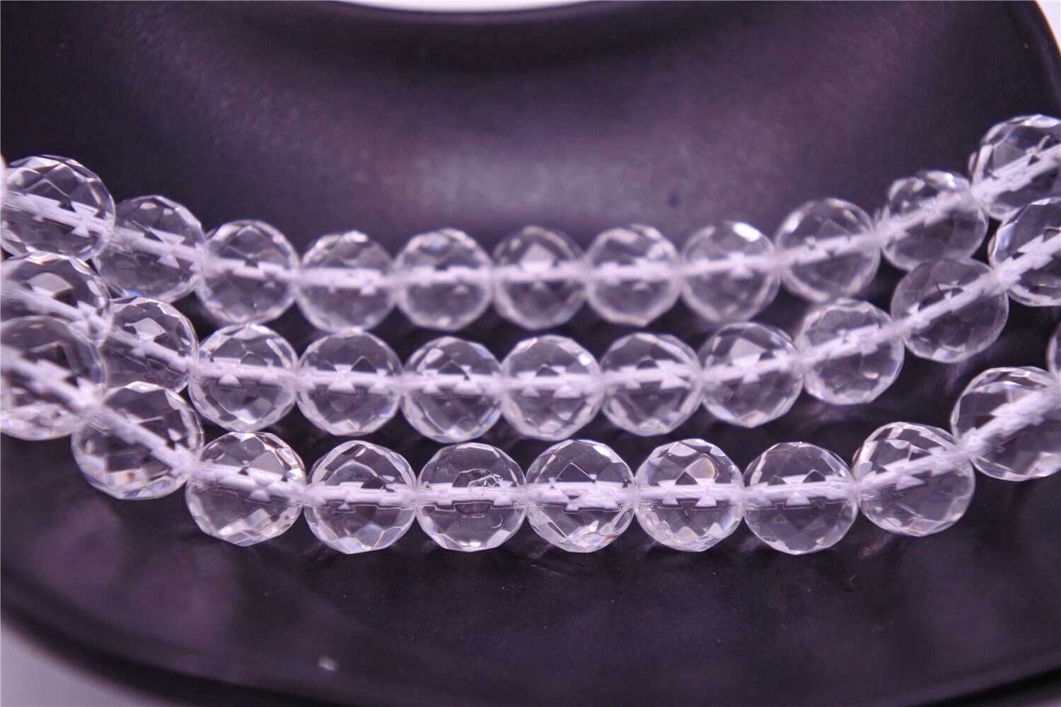 Faceted Grade A Natural Clear Quartz Beads With 64 Facets - Etsy
