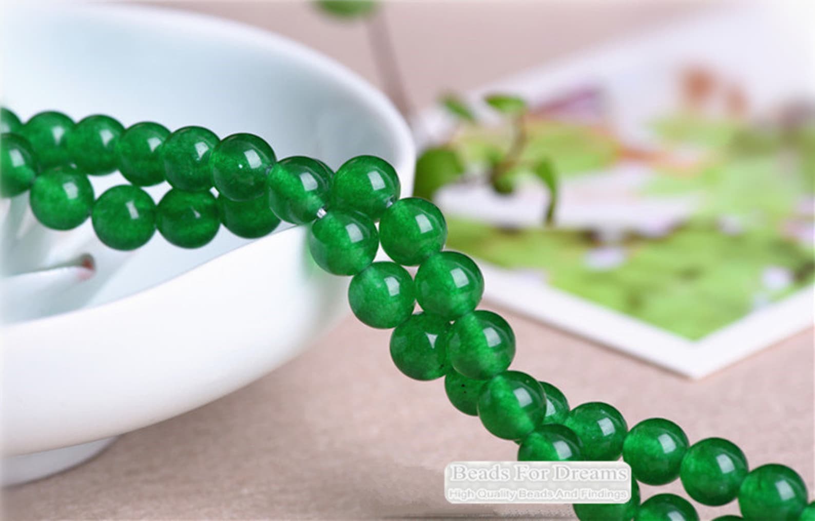 Natural Green Jade Beads Smooth Polished Round 4mm-14mm 15.4 - Etsy