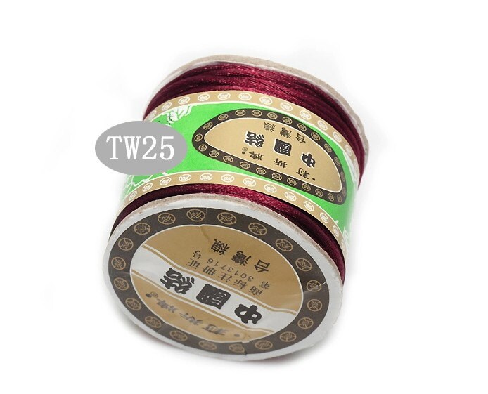 3 Rolls 1.5mm Thick Satin Cord / Silk Thread Nylon Cord for - Etsy