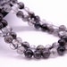 Grade AA Natural Black Rutilated Quartz Beads Smooth Round - Etsy