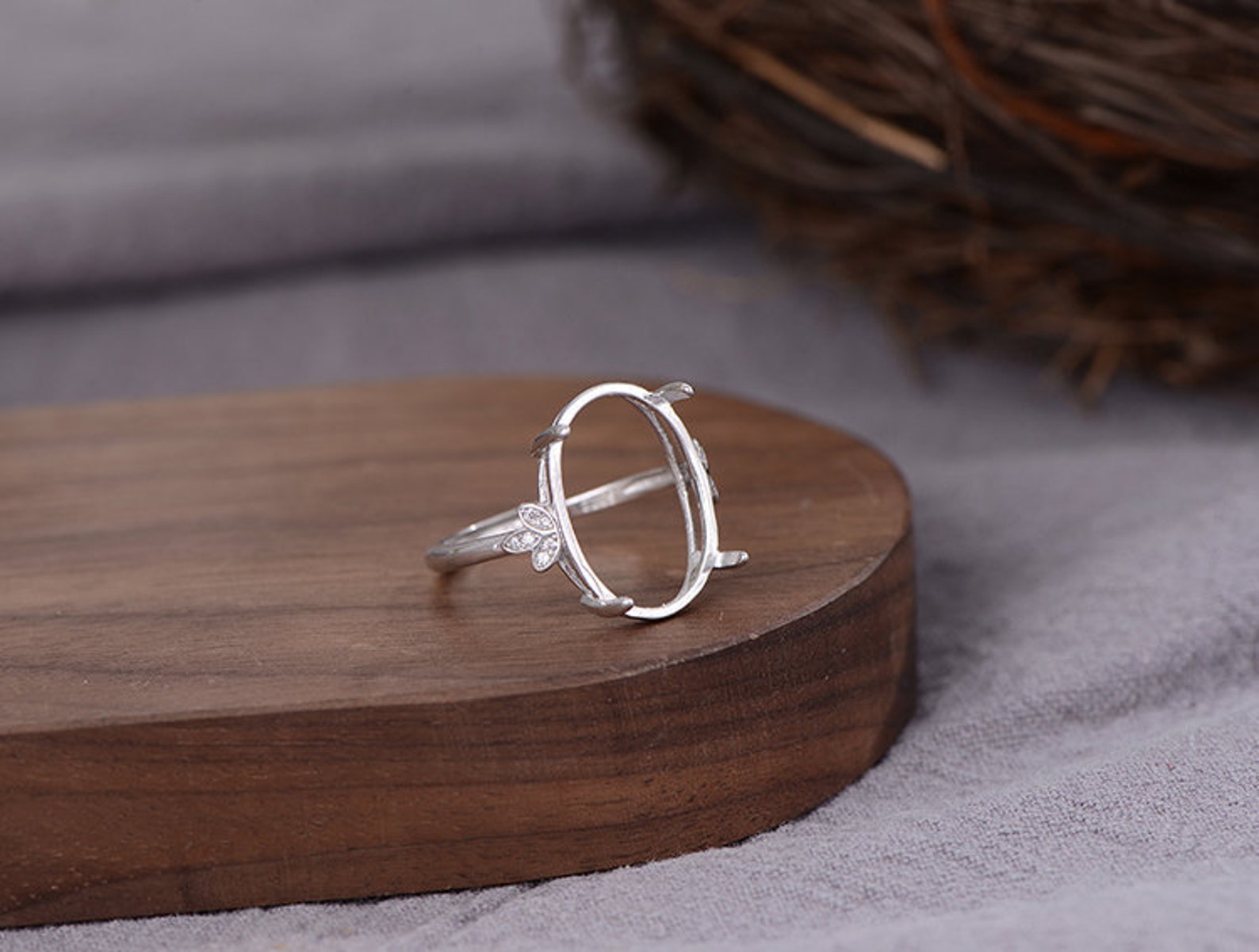Ring Blank 13x18mm Oval Blank Adjustable Ring Setting - Etsy