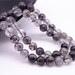 Grade AA Natural Black Rutilated Quartz Beads Smooth Round - Etsy