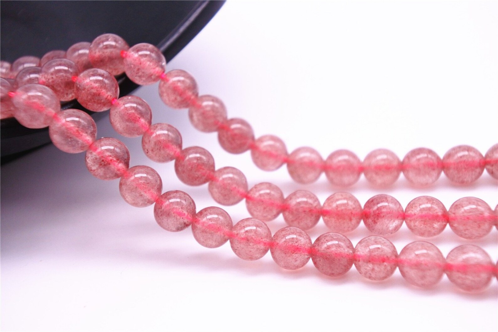 PROMOTION Natural Strawberry Quartz Beads Bright Pink Color - Etsy