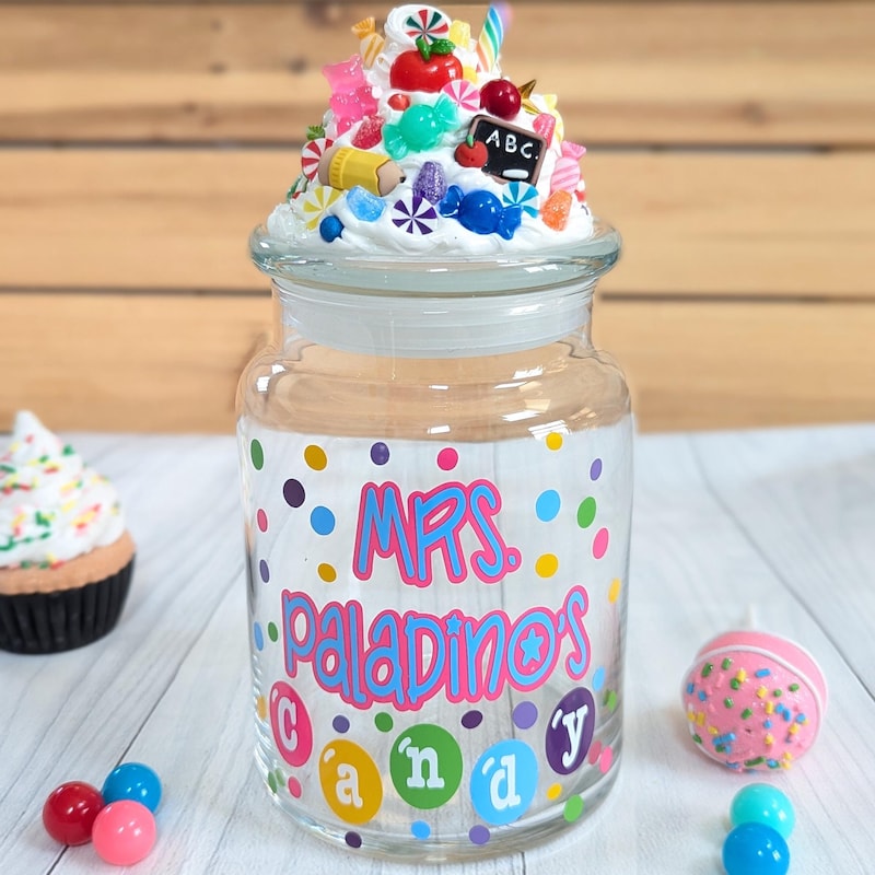 Teacher Candy Jar - Etsy