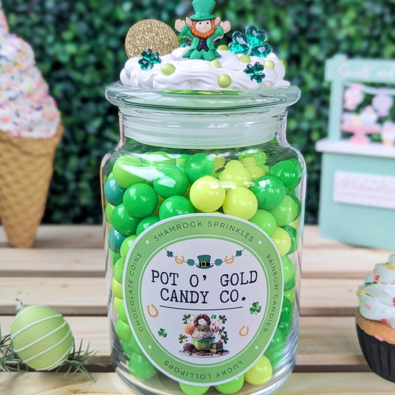 St Patricks Day Jar - Etsy