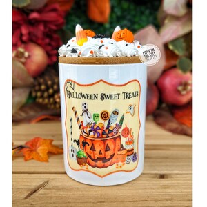 Halloween Candy Jar Candy Holder Fall Candy Bowl Fake Food - Etsy