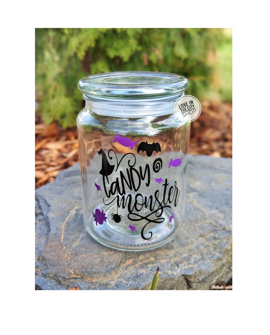 Halloween Candy Jar, Halloween Candy Bowl, Fall Candy Jar, Office Candy ...