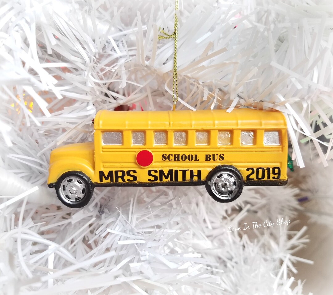 Bus Driver Ornament, School Bus Driver Ornament, Best School Bus Driver ...
