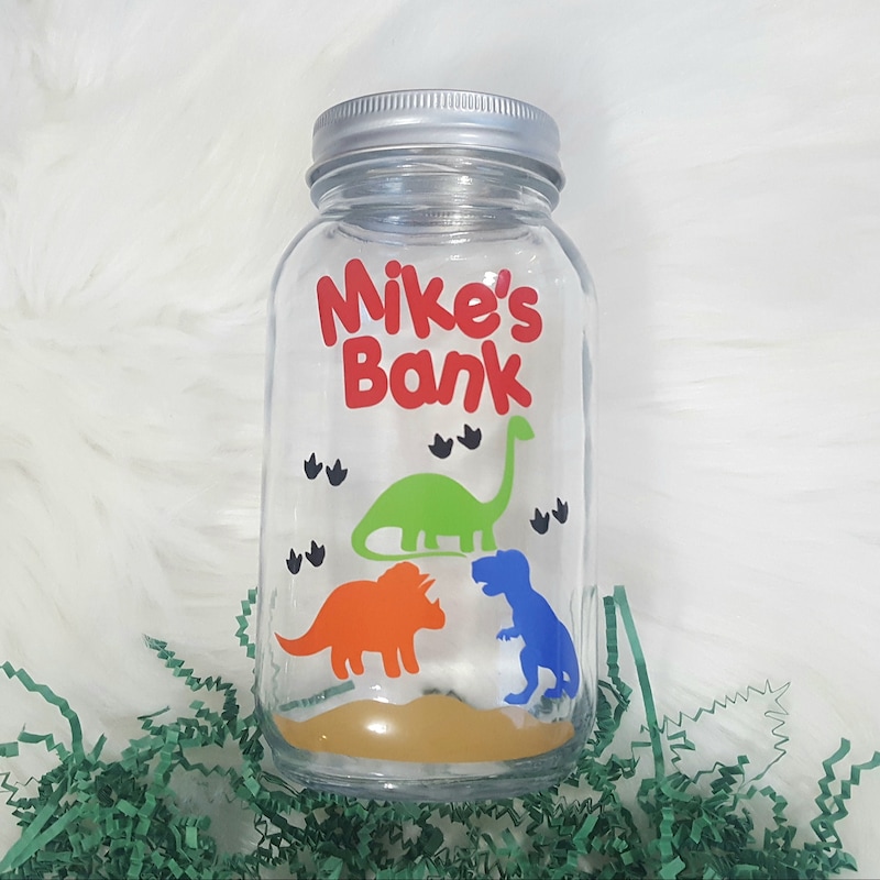 Dinosaur Piggy Bank - Etsy