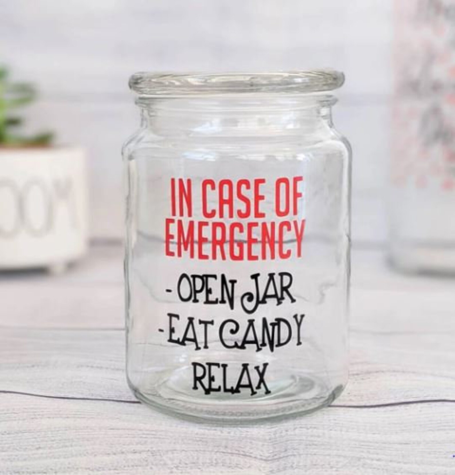 Funny Candy Jar Boss Candy Jar Gift for Anxiety Therapy - Etsy