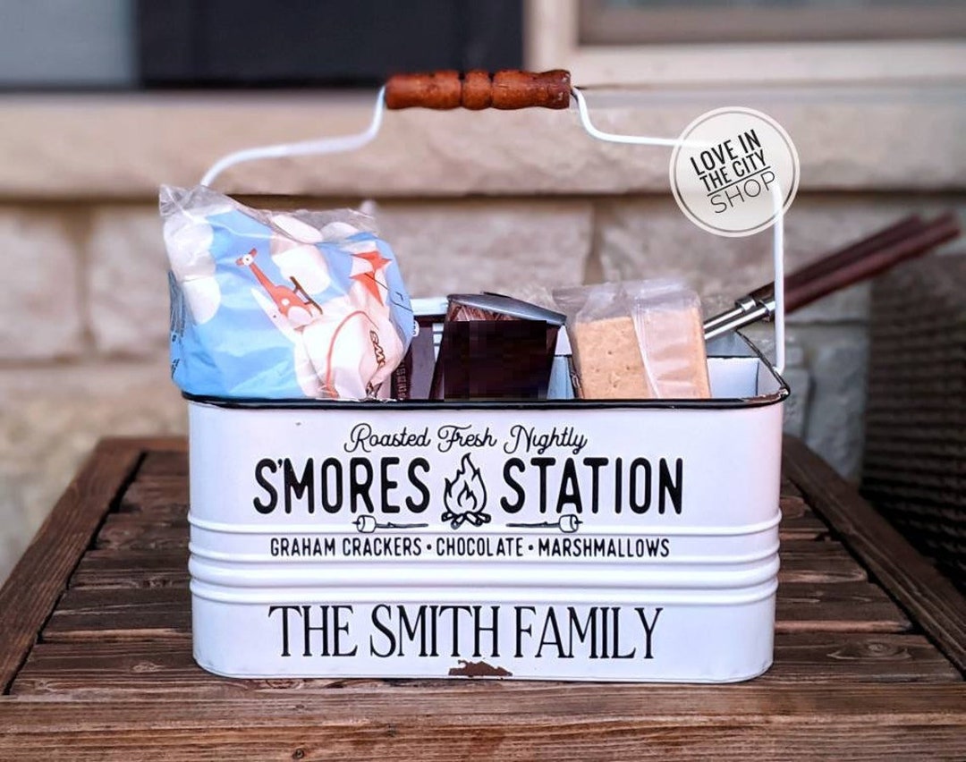 Smores Station, Smore Caddy, Camping Caddy, Smores Container, S'mores ...