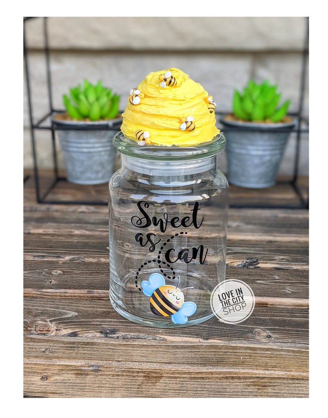 Mom Candy Jar, Nurse Candy Jar, Bee Gift, Honey Gift, Custom Candy Jar ...