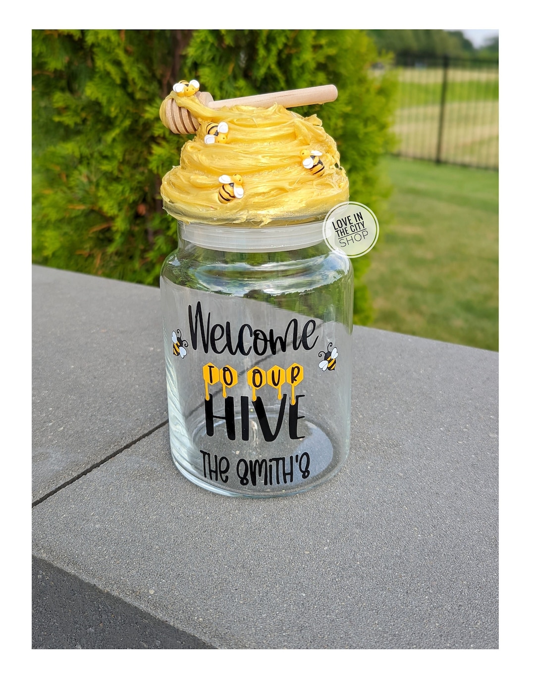Bumblebee Gift, Bee Theme, Bee Candy Jar, Office Candy Jar, Custom ...