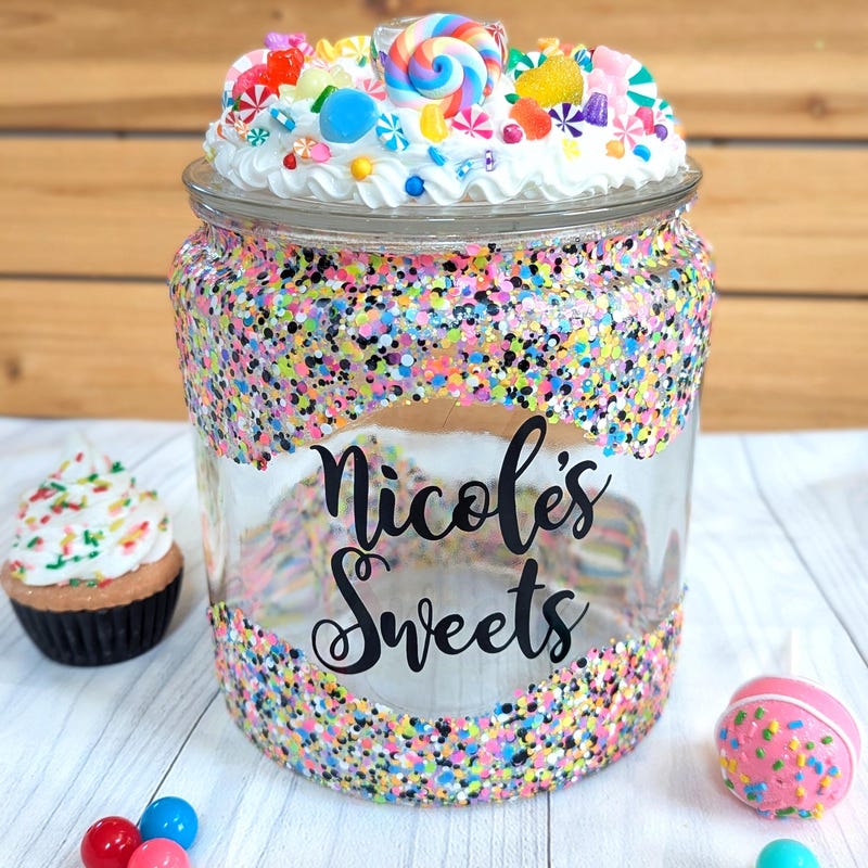 Large Glass Jar - Etsy