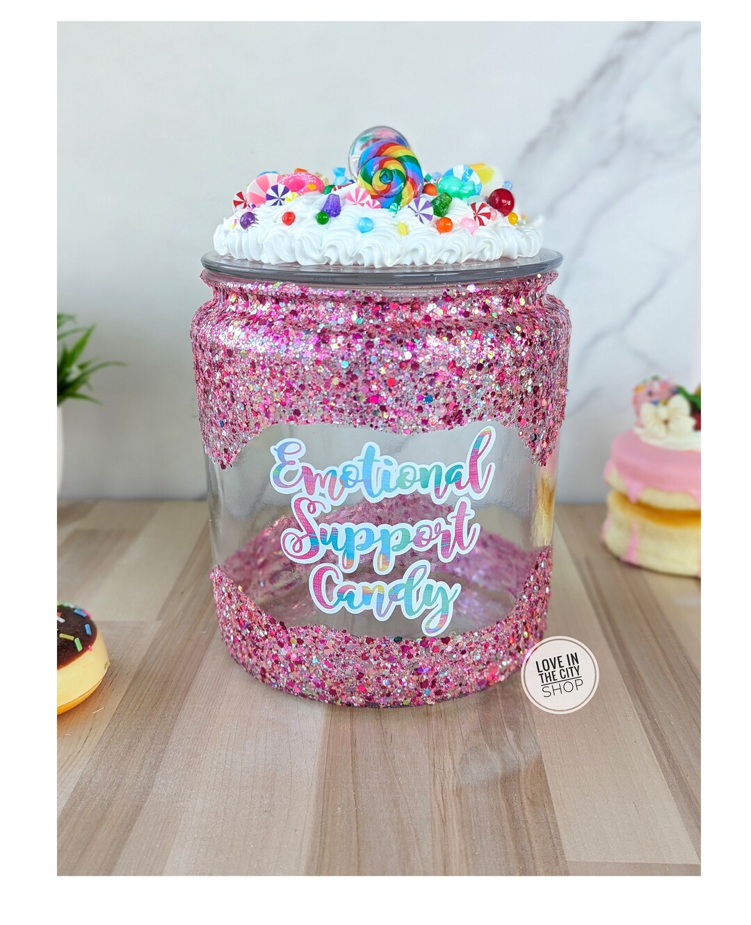 Personalized Emotional Support Candy Jar for Therapist Gift, Teacher ...