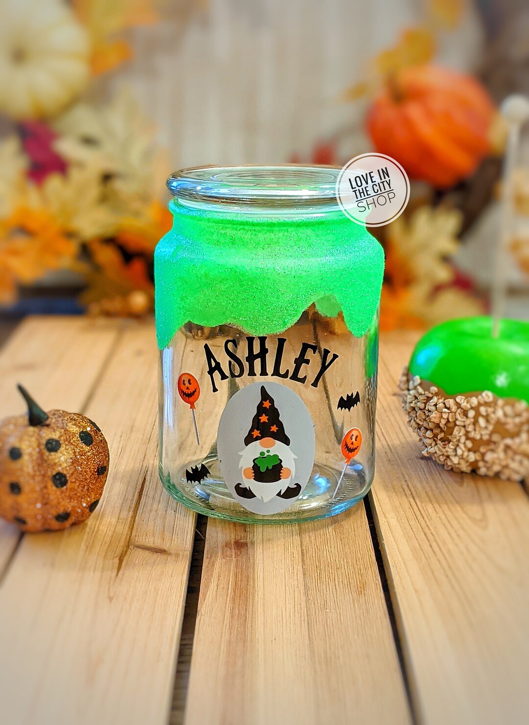 Halloween Candy Jar, Halloween Candy Bowl, Fall Candy Dish, Halloween ...