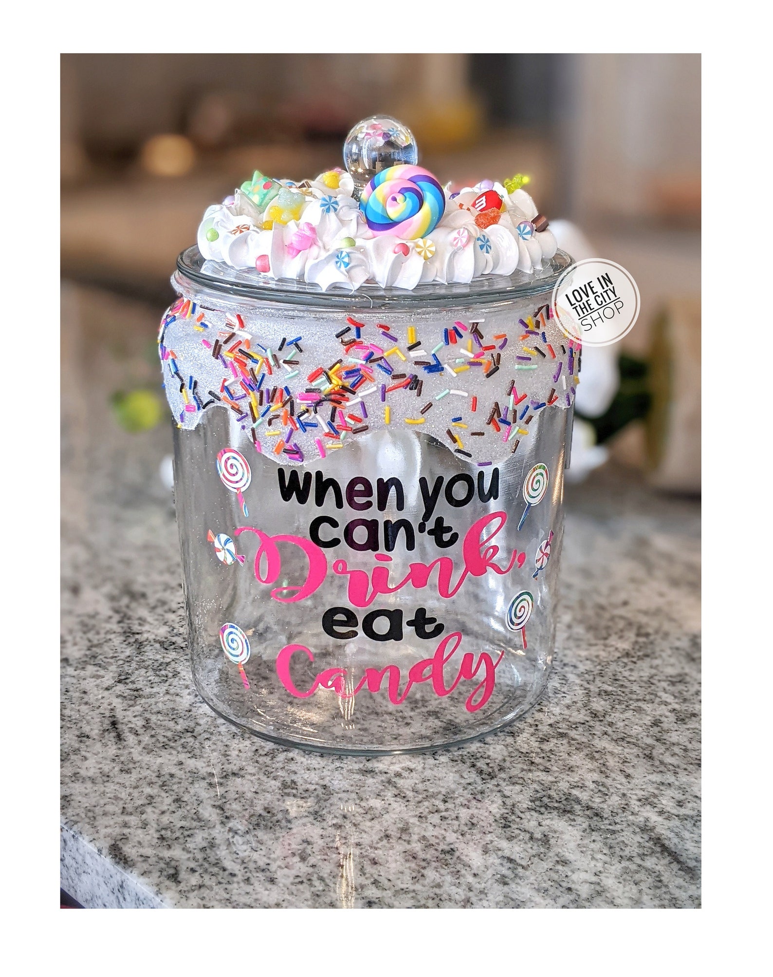 Custom Candy Jar Custom Cookie Jar Funny Candy Jar Office | Etsy