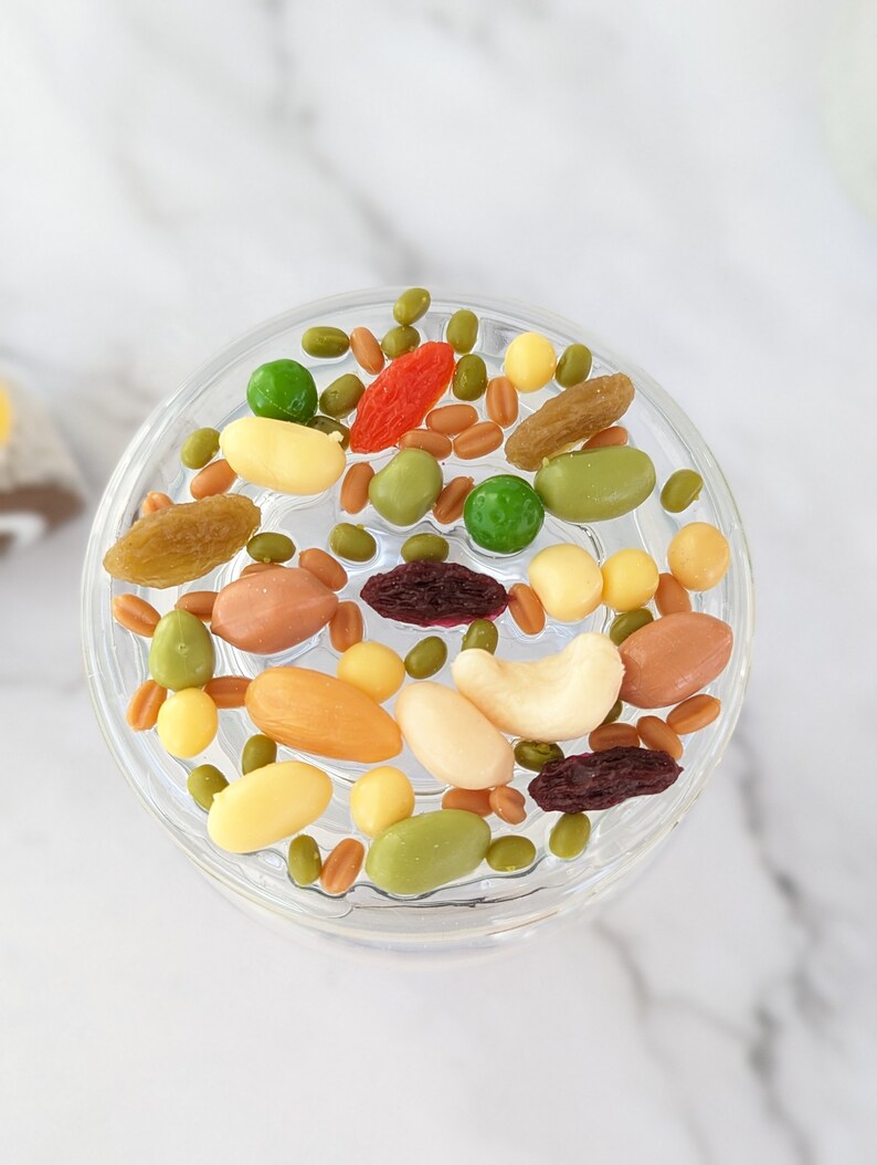Personalized Glass Snack Jar, Trail Mix Snack Container for Nuts ...