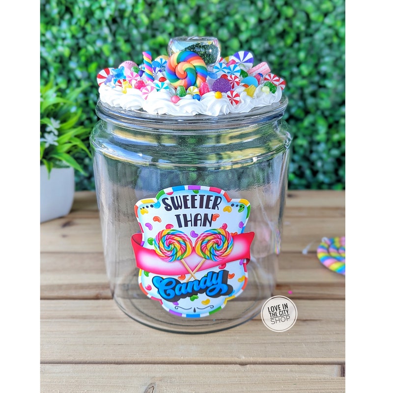 Vintage Candy Jar - Etsy