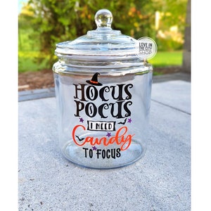 Halloween Cookie Jar Halloween Jar Halloween Candy Jar - Etsy
