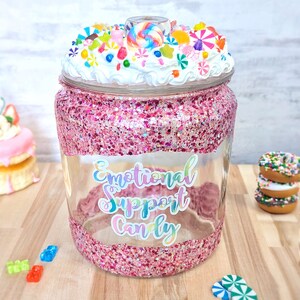 Personalized Emotional Support Candy Jar for Therapist Gift, Teacher ...