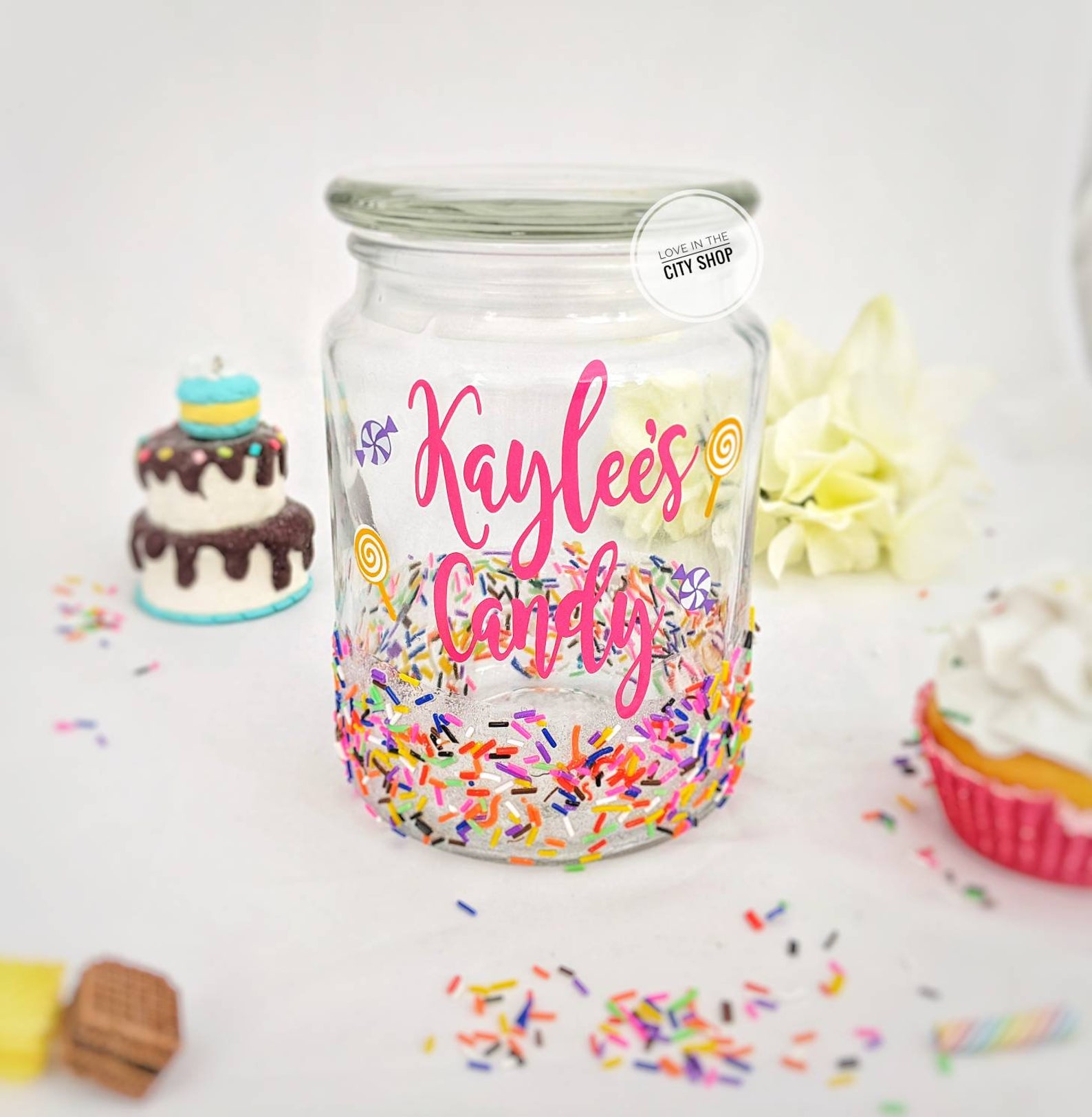 Custom Candy Jar Personalized Candy Jar Candy Themed - Etsy