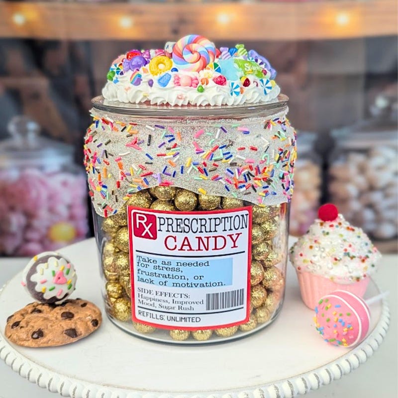 Glass Prescription Jar - Etsy