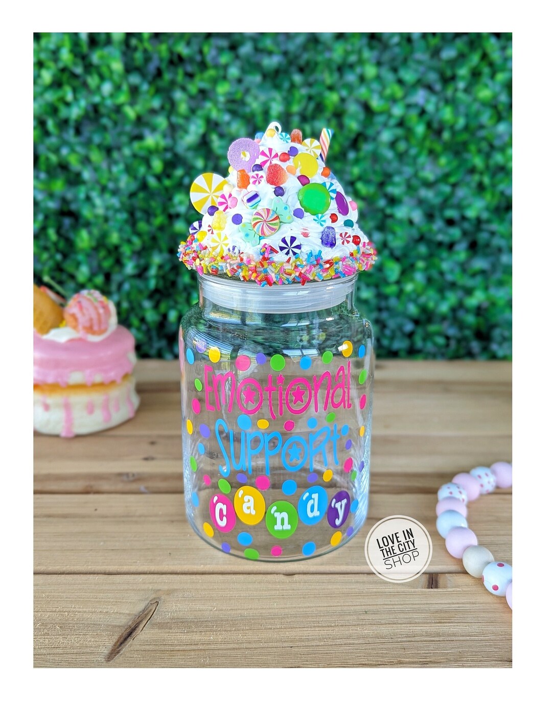 Funny Glass Candy Jar With Lid, Motivational Candy Jar, College Gift ...
