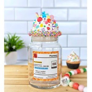 Funny Label Candy Jar With Lid, Therapist Gift, Psychiatrist Gift, Boss ...